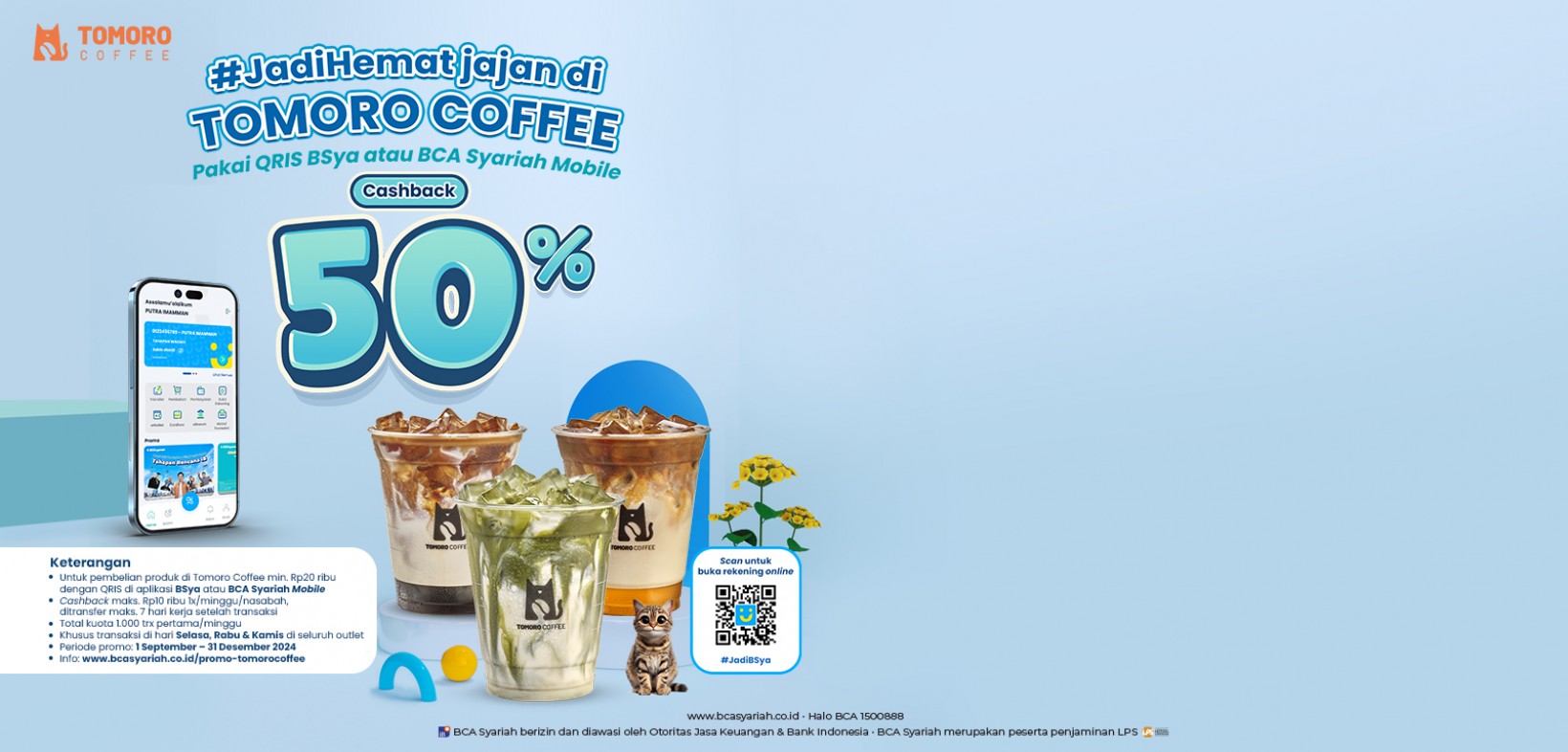 Promo Tomoro Coffee Get 40% cashback