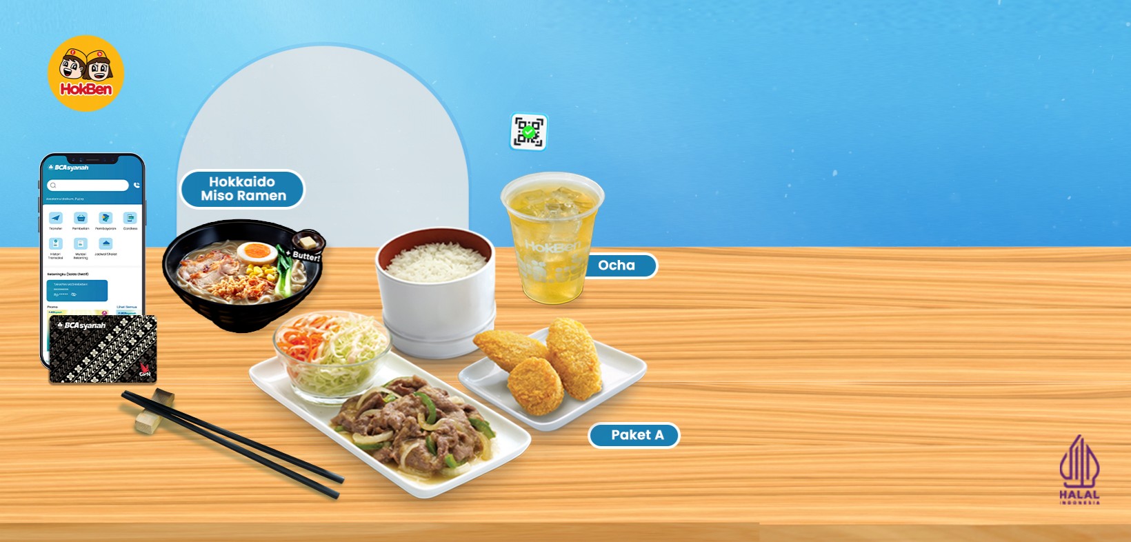 Buy HokBen and get 40% cashback