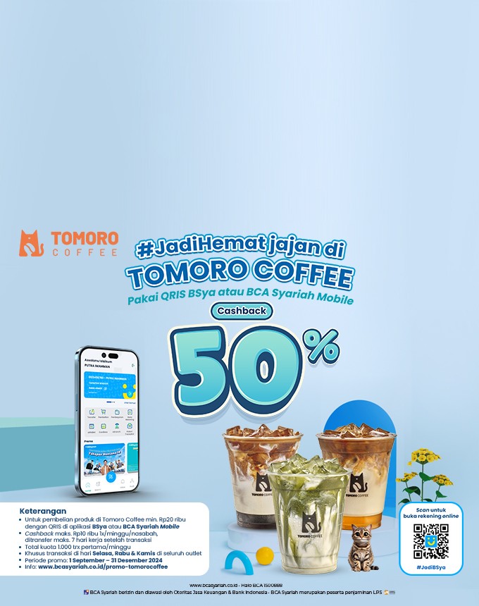 Promo Tomoro Coffee Get 40% cashback